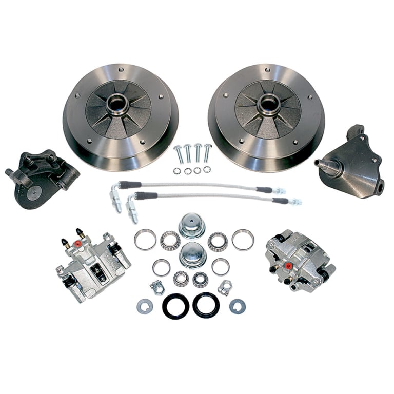 Wide 5 Lowered Link Pin Drum to Disc Brake Conversion Kit, fits '50-'65 ...