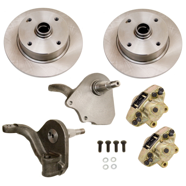 No Hassle Front Disc Brake Kit, Zero Offset, VW Wide 5 Pattern - 5 x ...