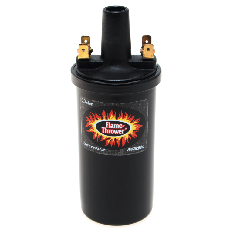 PerTronix Flame-Thrower Black Oil Filled Coil, 40,000 Volts, 3.0 ohm ...