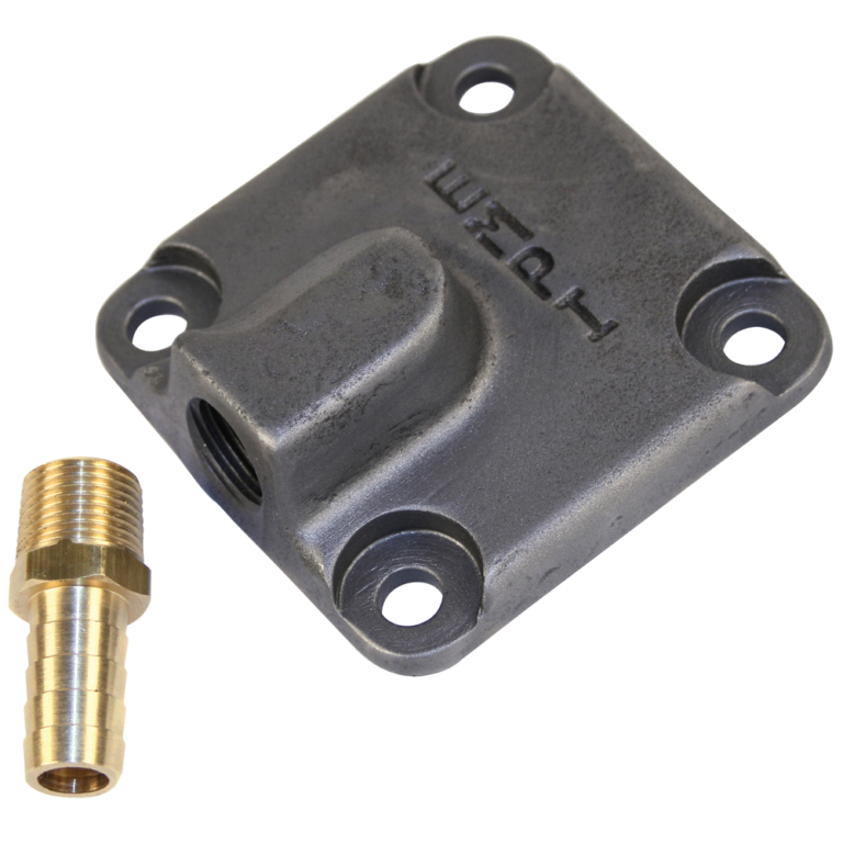 EMPI Steel Oil Pump Cover with Fitting & Gasket for Full Flow Oil Pumps ...