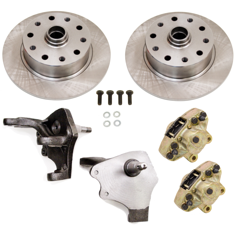 No Hassle Front Disc Brake Kit, 4-Lug VW Pattern - 4 x 130mm, fits '66 ...