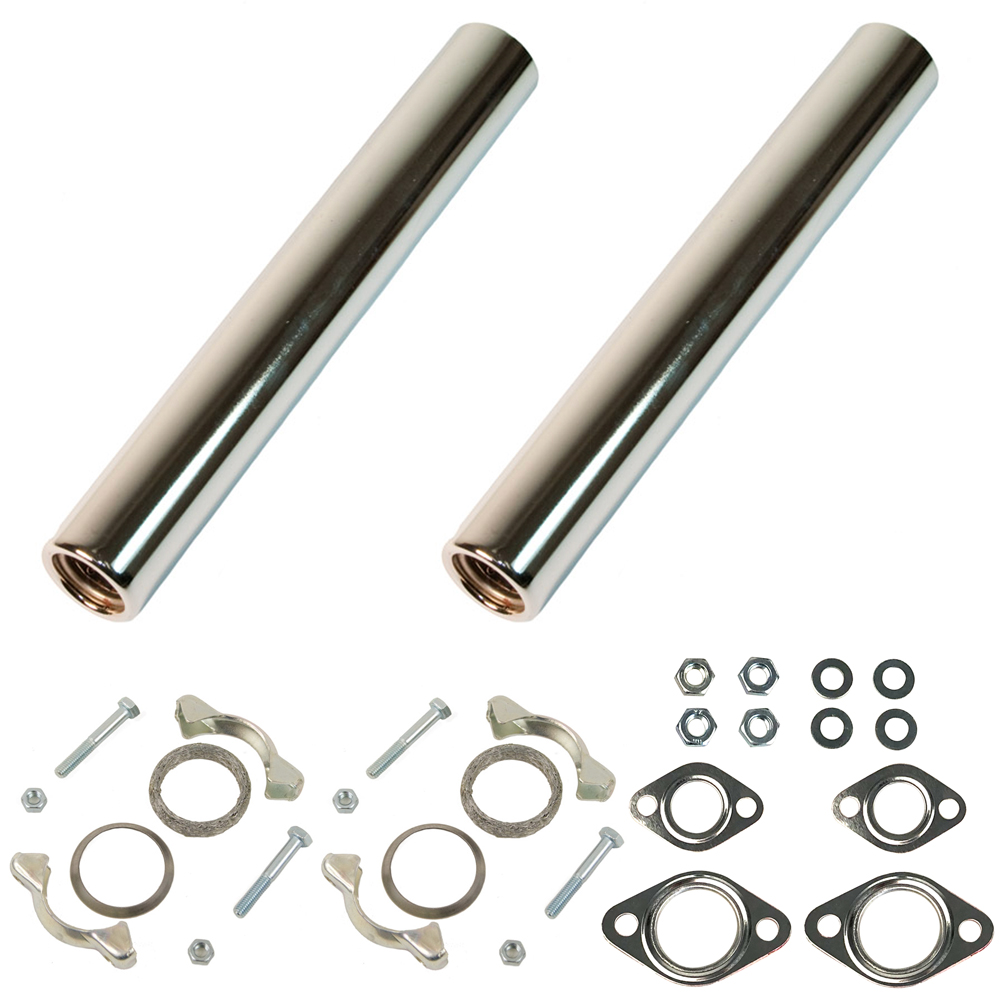 Muffler Installation Kit with German Made Clamps | Classic VW Parts for Beetle, Bus, Ghia, Thing ...