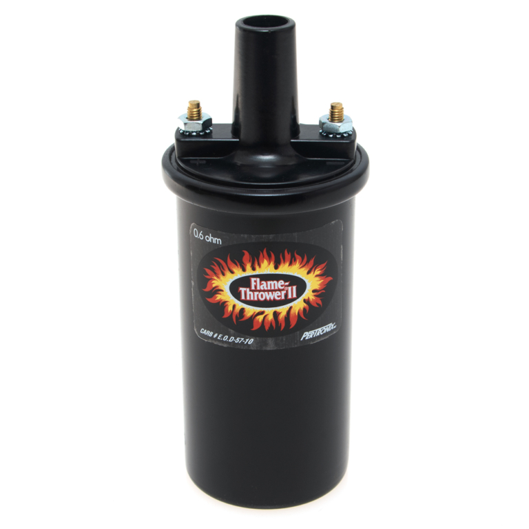 PerTronix Flame-Thrower II Black Oil Filled Coil, 45,000 Volts, .6 ohm ...