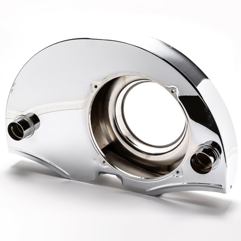 Chrome Fan Shroud, 36hp Style with Heat Exchangers | Latest Rage 119052 ...
