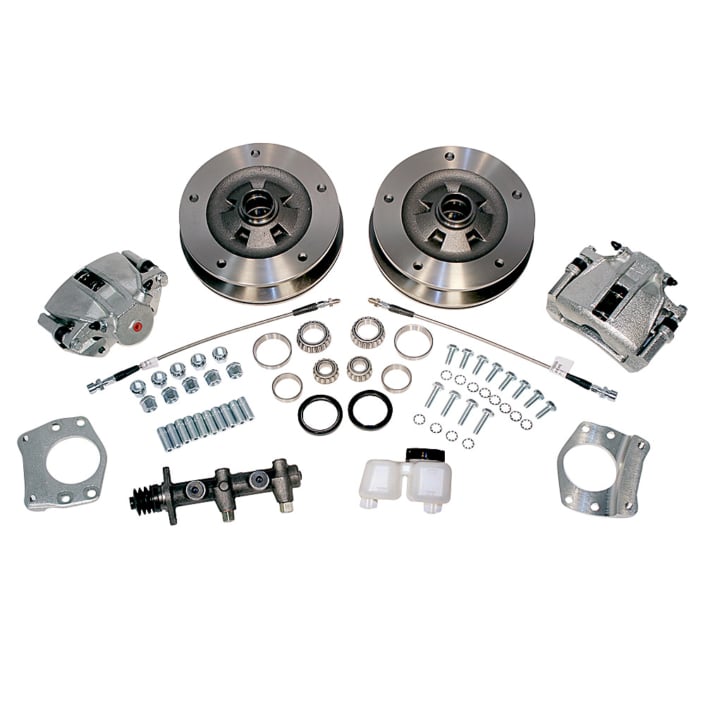 No Hassle Wide 5 Front Disc Brake Conversion Kit, fits 1964-1967 Bus ...