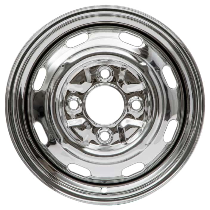 Chrome Mangle Style Wheel, 15″ x 4.5″, 4 x 130mm Lug Pattern | AA ...