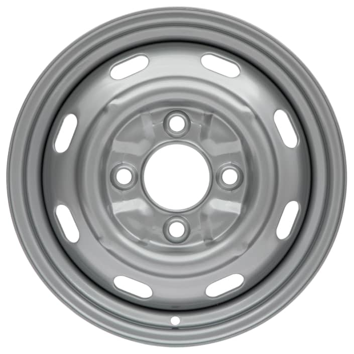 Silver Mangle Style Wheel, 15" x 4.5", 4 x 130mm Lug Pattern | AA ...