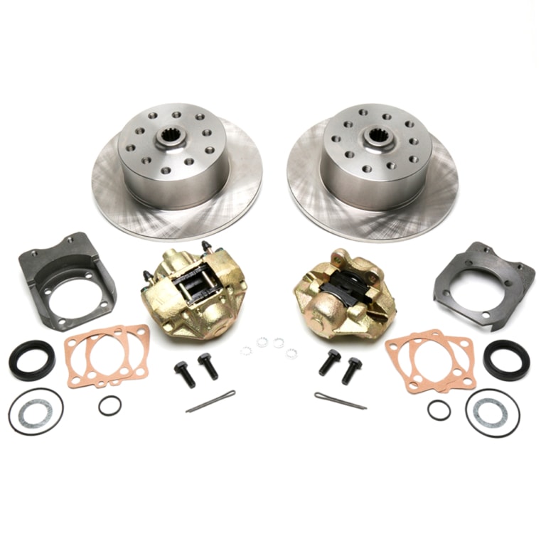 Front Disc Brake Kit, Drop Spindles, 5-Lug Porsche / Bus Pattern - 5 x ...