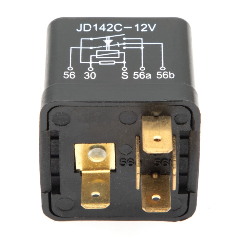 12 Volt Headlight Relay, made in Korea, fits ’66-’79 Bug, Ghia, Super ...
