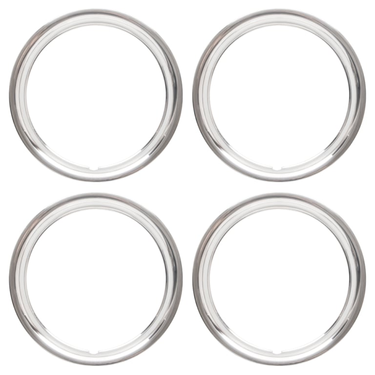 Stainless Steel Beauty Rings, fits 15” Steel Wheels | 601542 | Classic ...