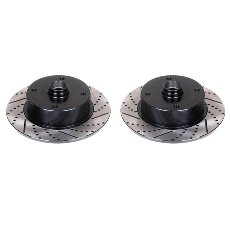 No Hassle Front Disc Brake Kit, Double Drilled, Slotted and ...